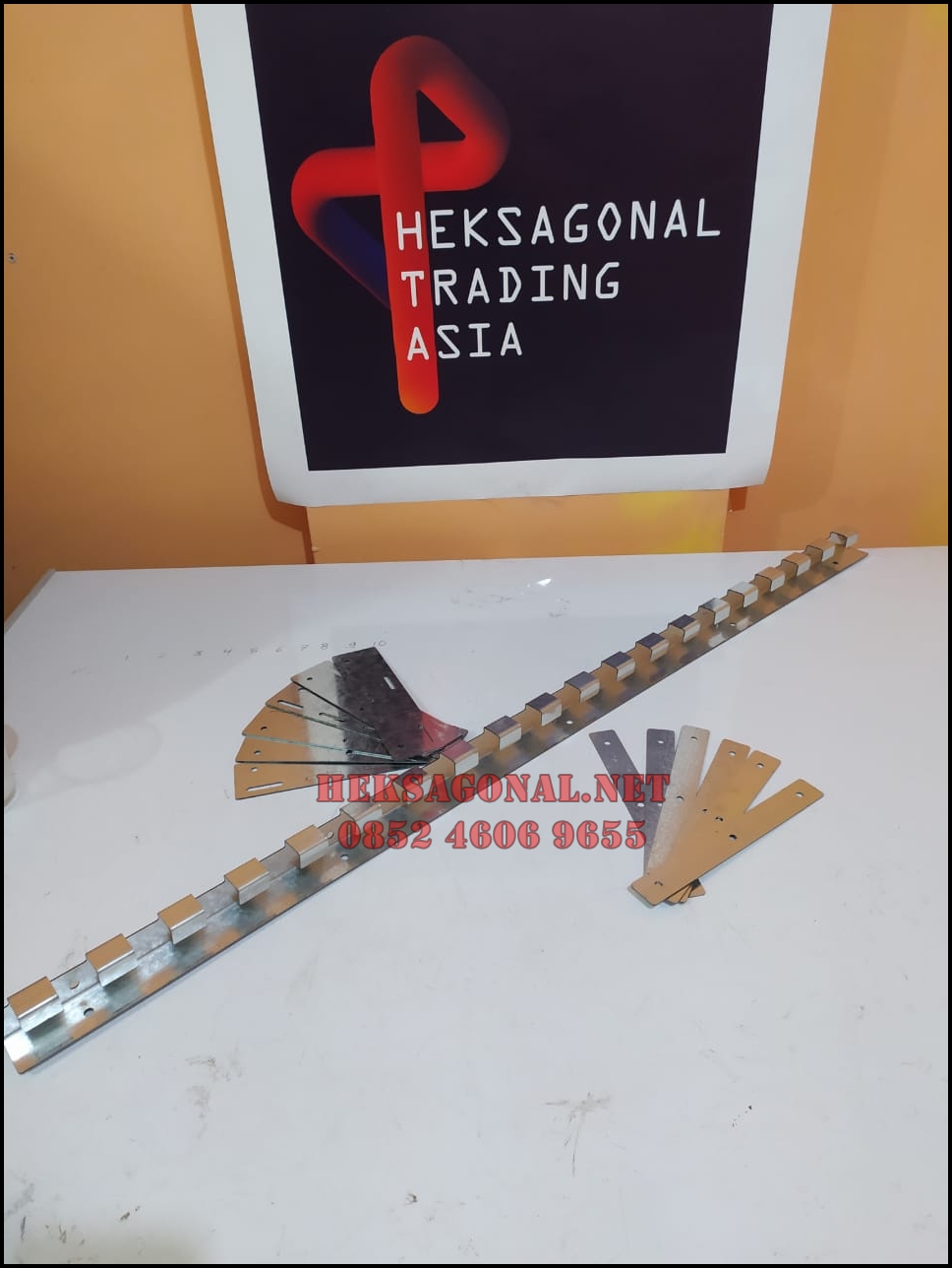 Hanger Bracket Pvc Curtain Stainless dan Galvan | HEKSAGONAL