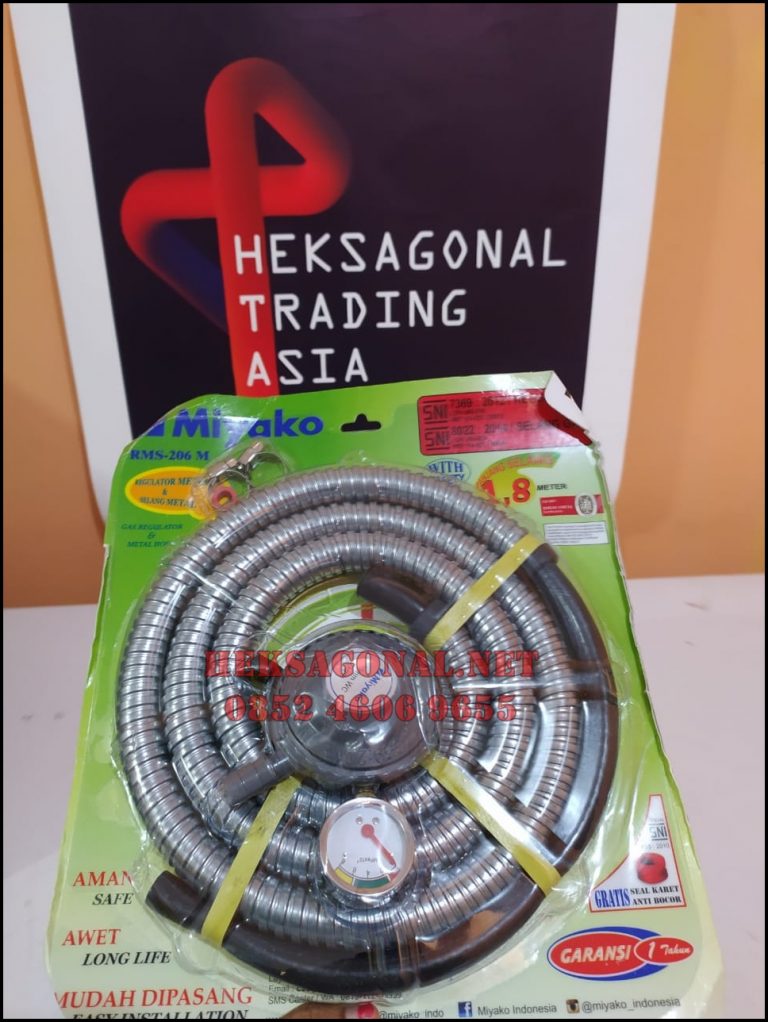 Selang Gas Spiral Regulator BPN 0852 4606 9655 | HEKSAGONAL