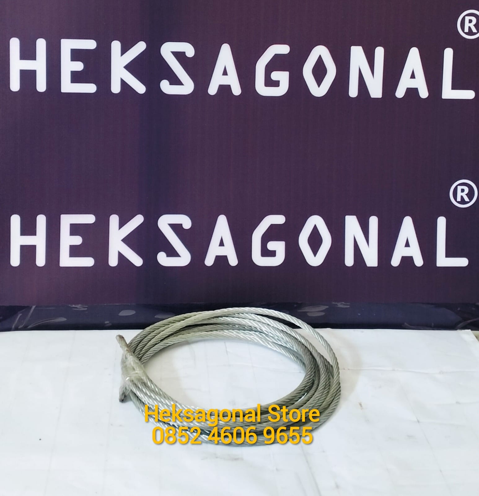 jual Kawat Sling Galvanis 5mm Balikpapan | HEKSAGONAL