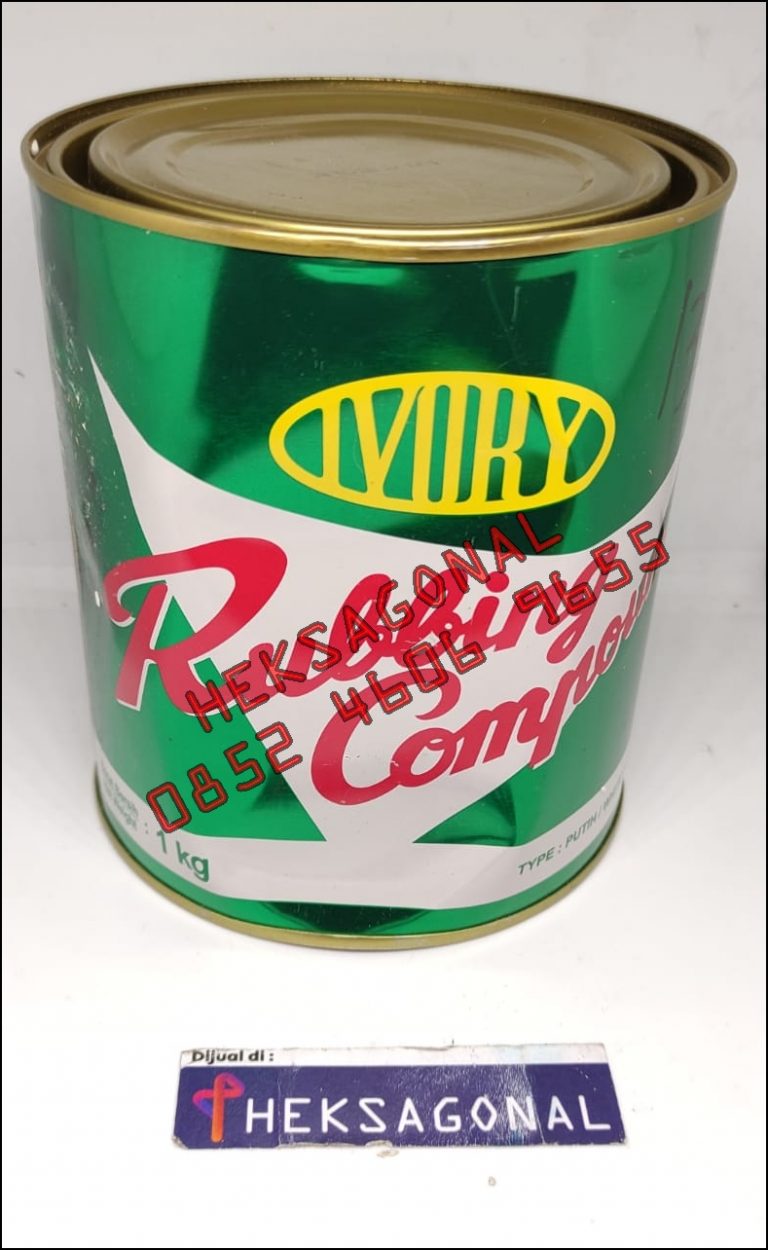 jual Rubbing Compound Ivory Putih besar 1kg BPN | HEKSAGONAL