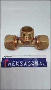 jual Sambungan Air Panas , Tee Sambung 1/2 inci | HEKSAGONAL
