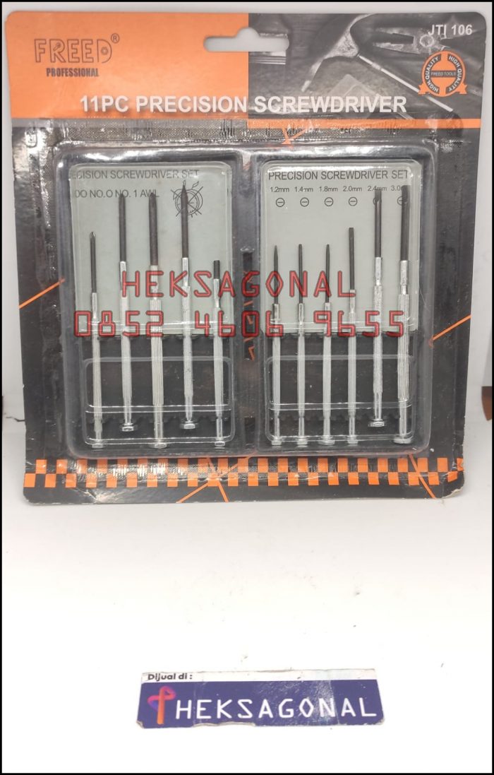 jual Obeng Jam Besi Freed Obeng set Isi 11 BPN | HEKSAGONAL