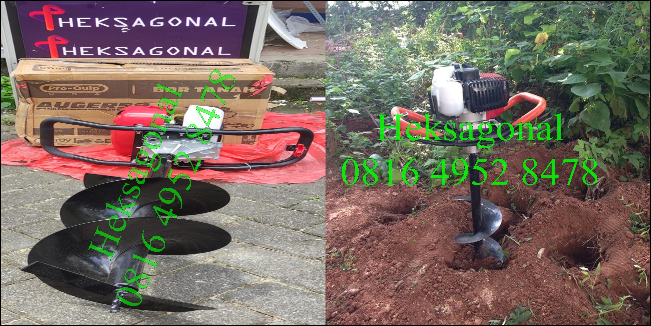 Mesin Bor Tanah 25cm PROQUIP AUGER 58 Mesin Bor Tanah Balikpapan ...