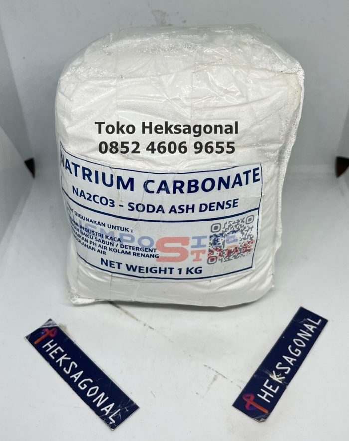 jual Soda Ash Dense Ansac 1 KG Abu Soda BPN | HEKSAGONAL