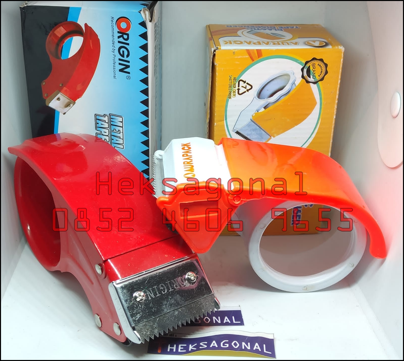 jual Tape Dispenser Lakban Pemotong Lakban BPN | HEKSAGONAL
