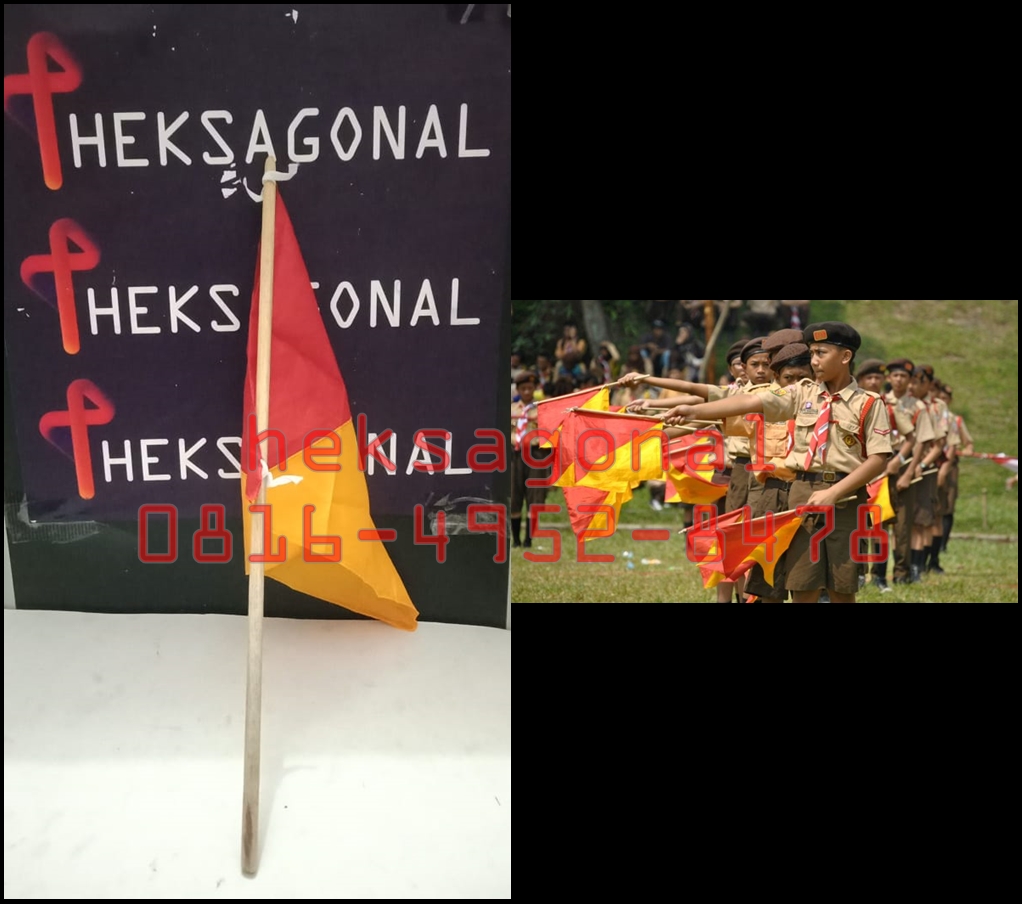 jual Tongkat Semaphore plus Benderanya BPN | HEKSAGONAL
