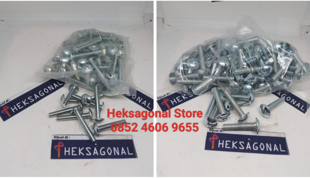 Jual Baut JT truss head Balikpapan | HEKSAGONAL