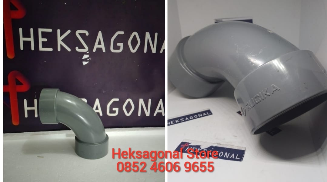 Jual Long Elbow PVC Rucika Balikpapan | HEKSAGONAL