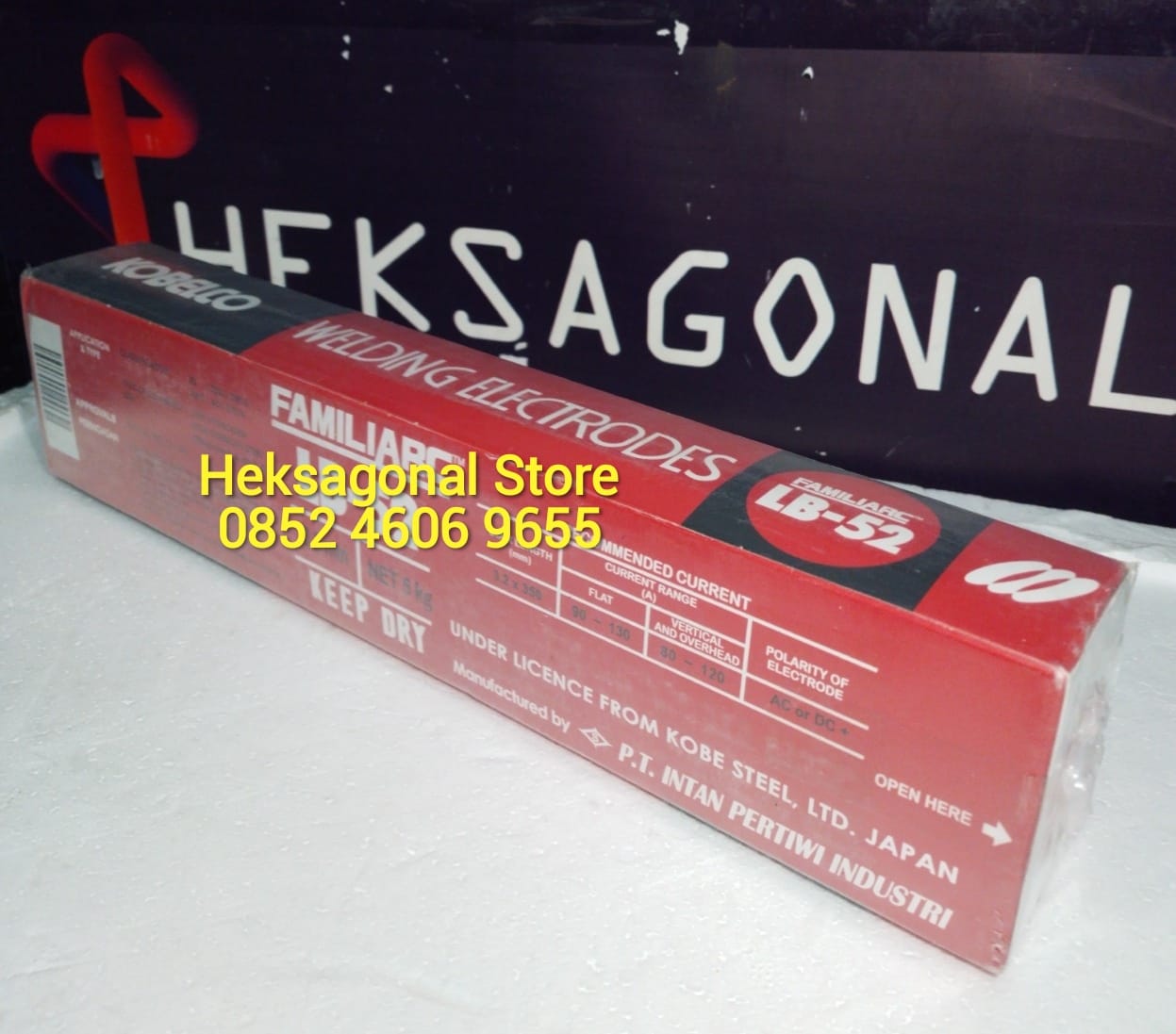 Jual Kobe steel kawat las LB52 Balikpapan | HEKSAGONAL