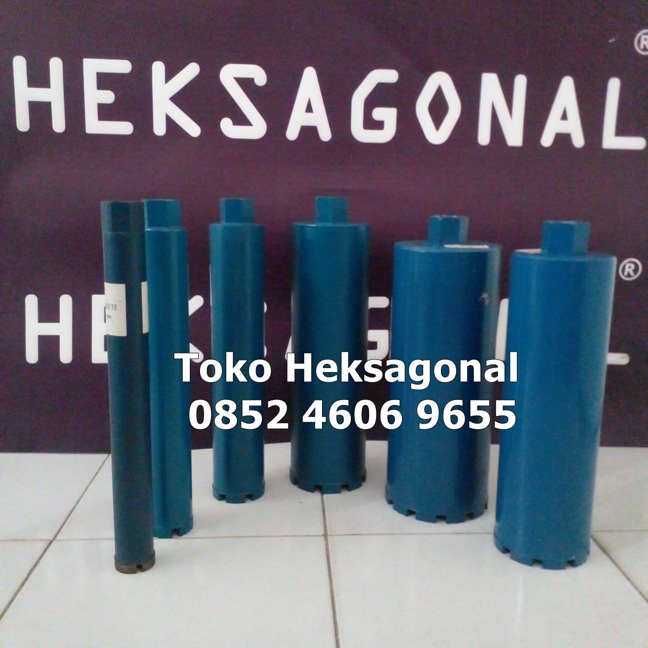 Mata coring core drill mata bor beton 40mm Balikpapan | HEKSAGONAL