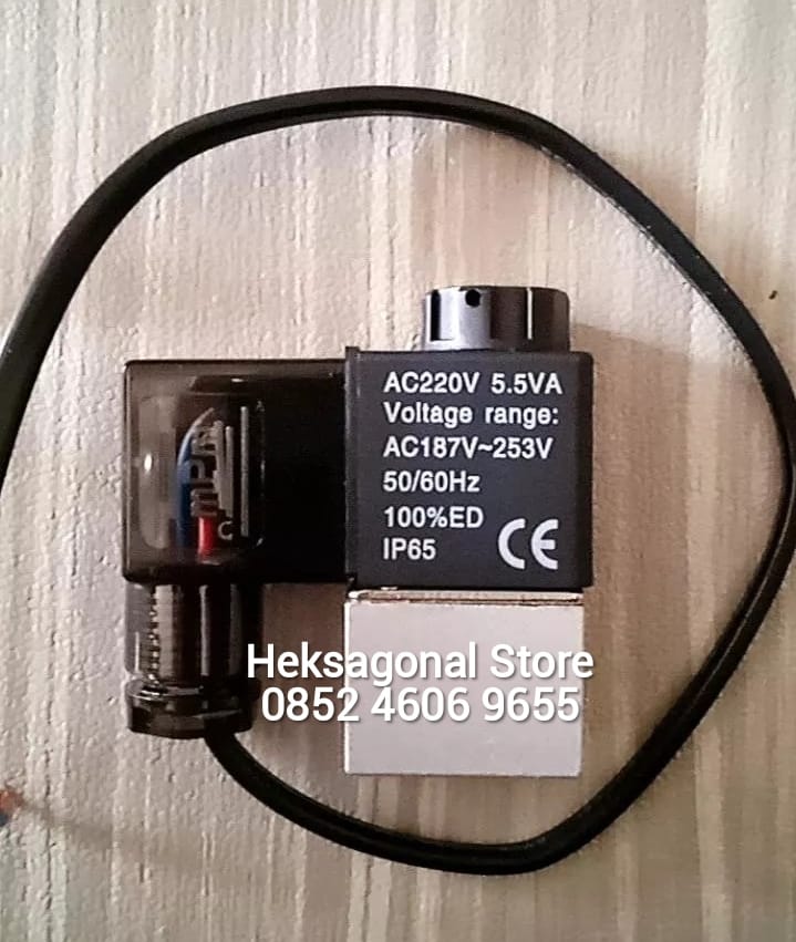 Selenoid valve otomatis kompresor oilless 220V AC Balikpapan | HEKSAGONAL