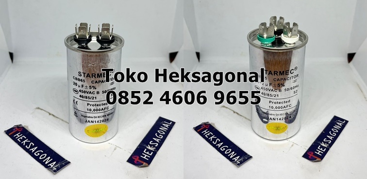 Kapasitor AC mikro Smc 400/450 VAC Balikpapan | HEKSAGONAL