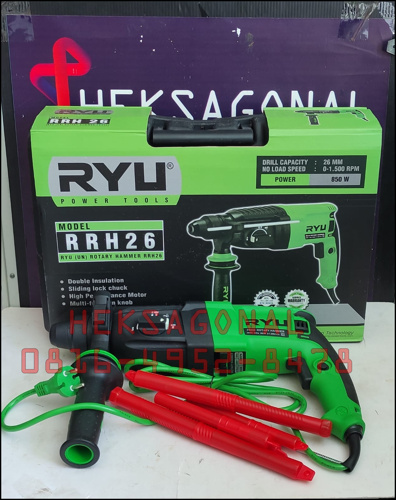 Jack hammer RYU bobok beton Balikpapan | HEKSAGONAL