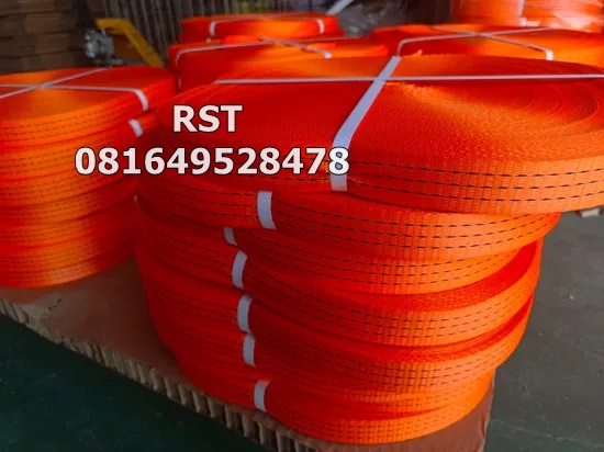 Webbing sling roll bahan ratchet tie 4mm 50 meter Balikpapan | HEKSAGONAL