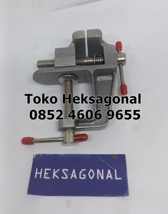 Clam catok meja 25mm mini bench vise clamp Balikpapan | HEKSAGONAL