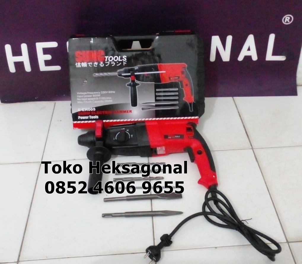 Mesin bor bobok beton listrik SEH005 Sunc tools BPN | HEKSAGONAL