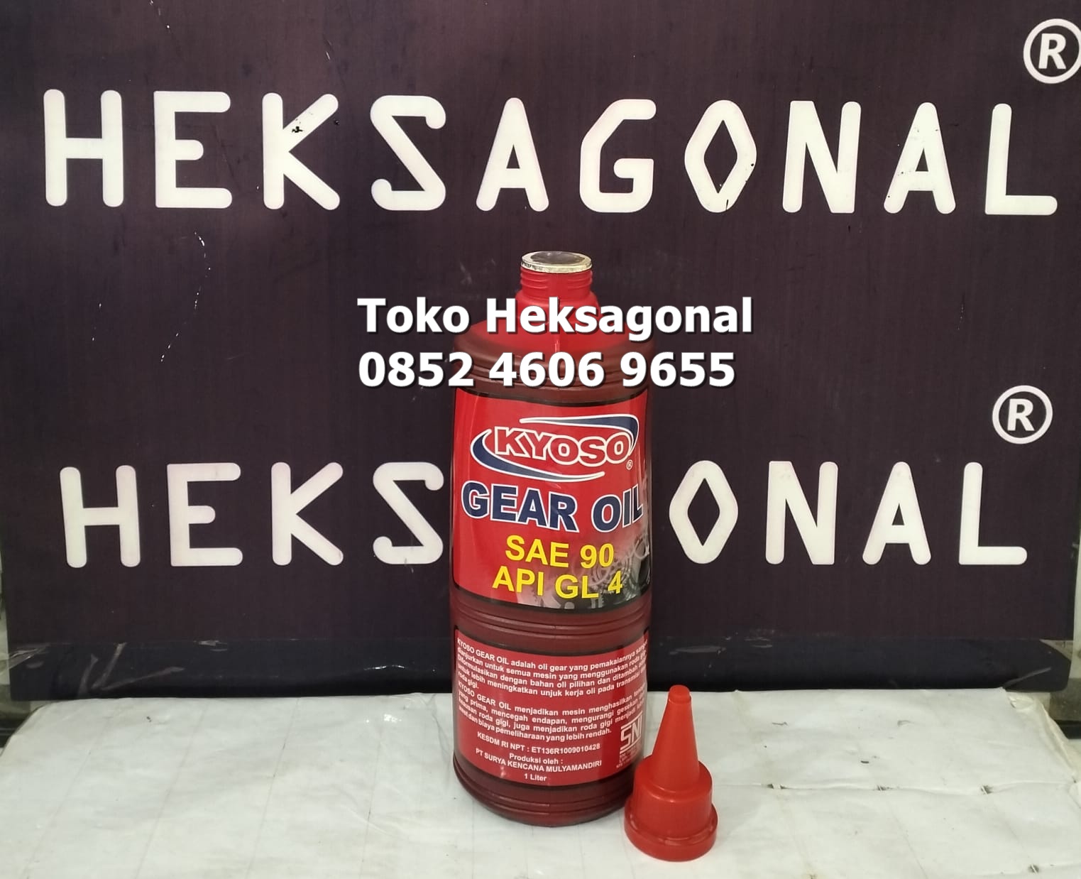 Oli Kyoso gear transmisi perseneleng gardan oil sae 90 1L Balikpapan | HEKSAGONAL