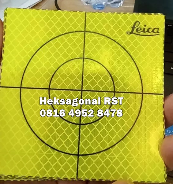 Survey reflector sheet sticker target reflector kuning Balikpapan ...
