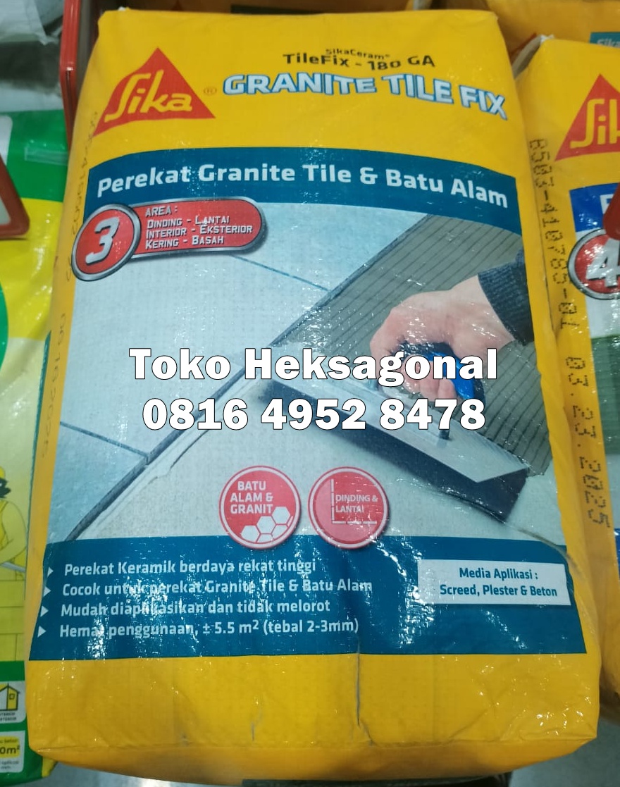 Sikaceram 180 GA Granite Tilefix 25 kg Balikpapan | HEKSAGONAL