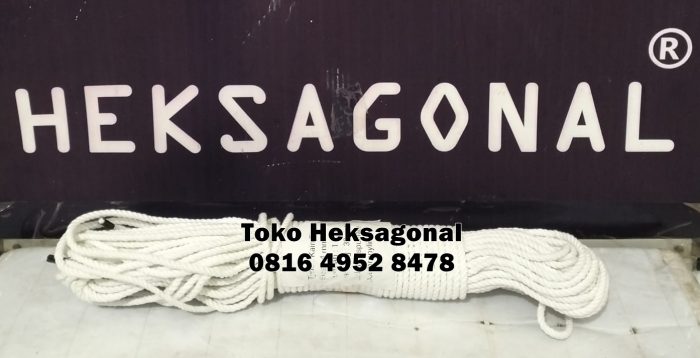 Tali tambang kain warna putih Balikpapan | HEKSAGONAL