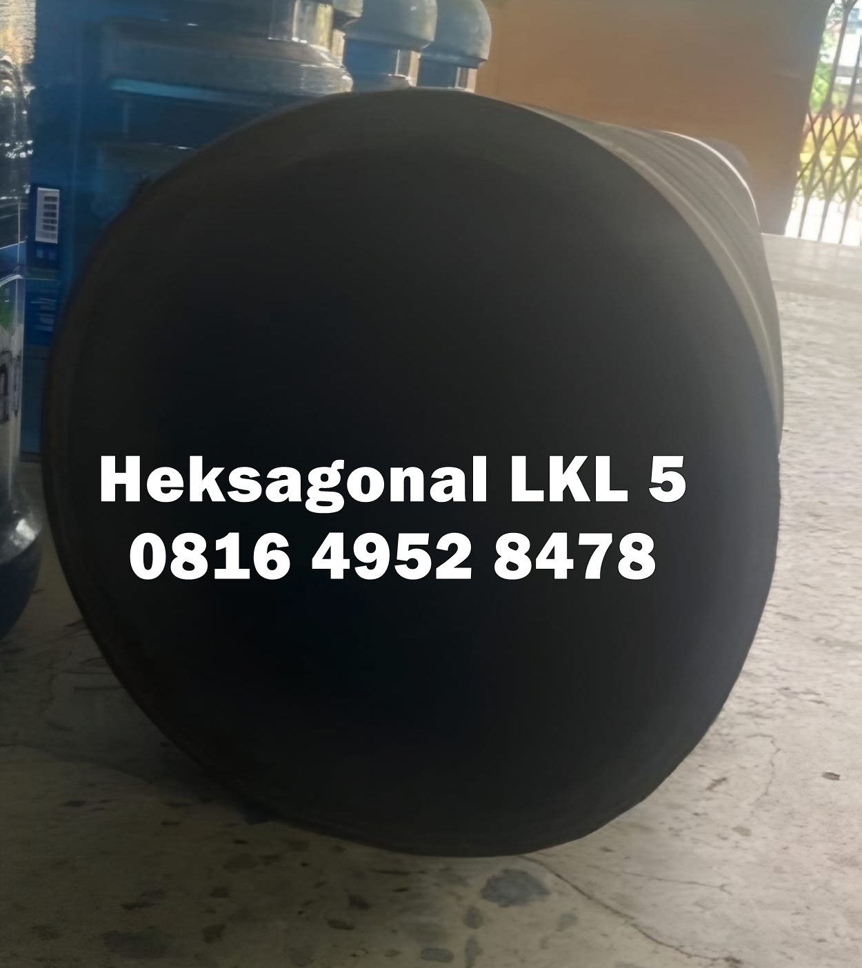 Polyflex water suction discharge Hose 8inchx 6M WP150PSI 10Bar BPN | HEKSAGONAL