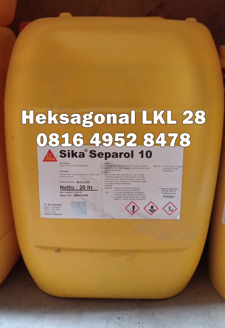 Sika separol 10 kemasan 20kg Balikpapan | HEKSAGONAL