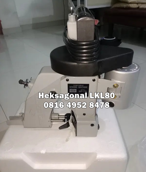 Mesin jahit geotekstil karung new long NP-7A Balikpapan | HEKSAGONAL