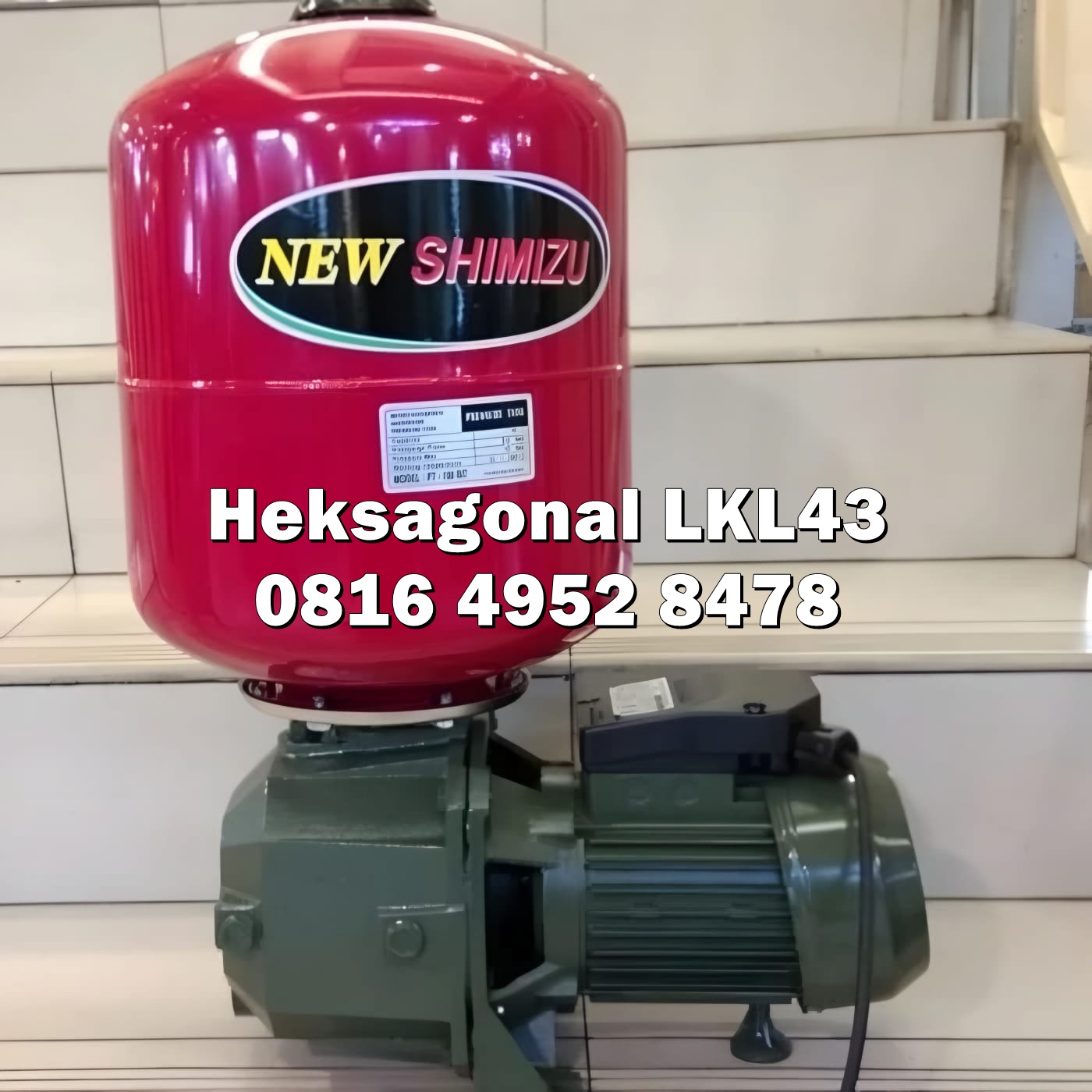 Shimizu pompa air sumur dalam jet pump with tank pressure PC260BIT BPN ...